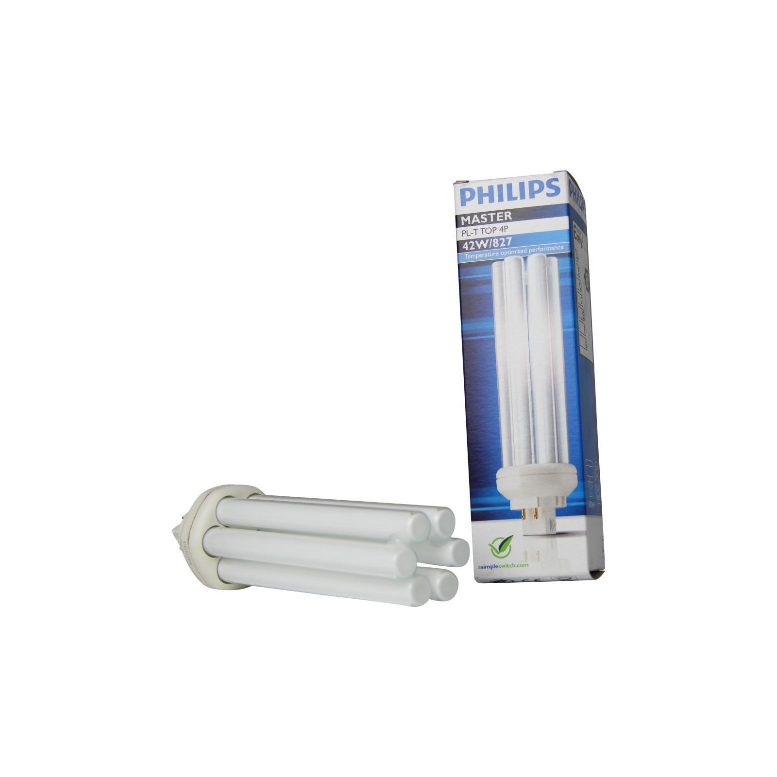 Philips MASTER PL-T Top 42W - 827 ekstra varm hvid | 4 Pin